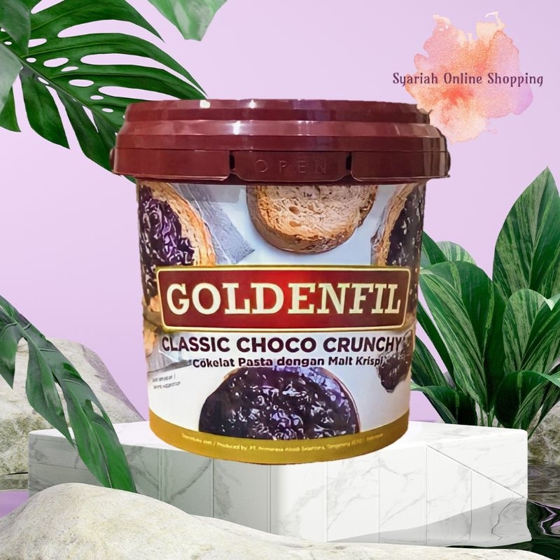 Jual Goldenfil Classic Choco Crunchy 1Kg Selai Coklat Pasta dengan Malt ...