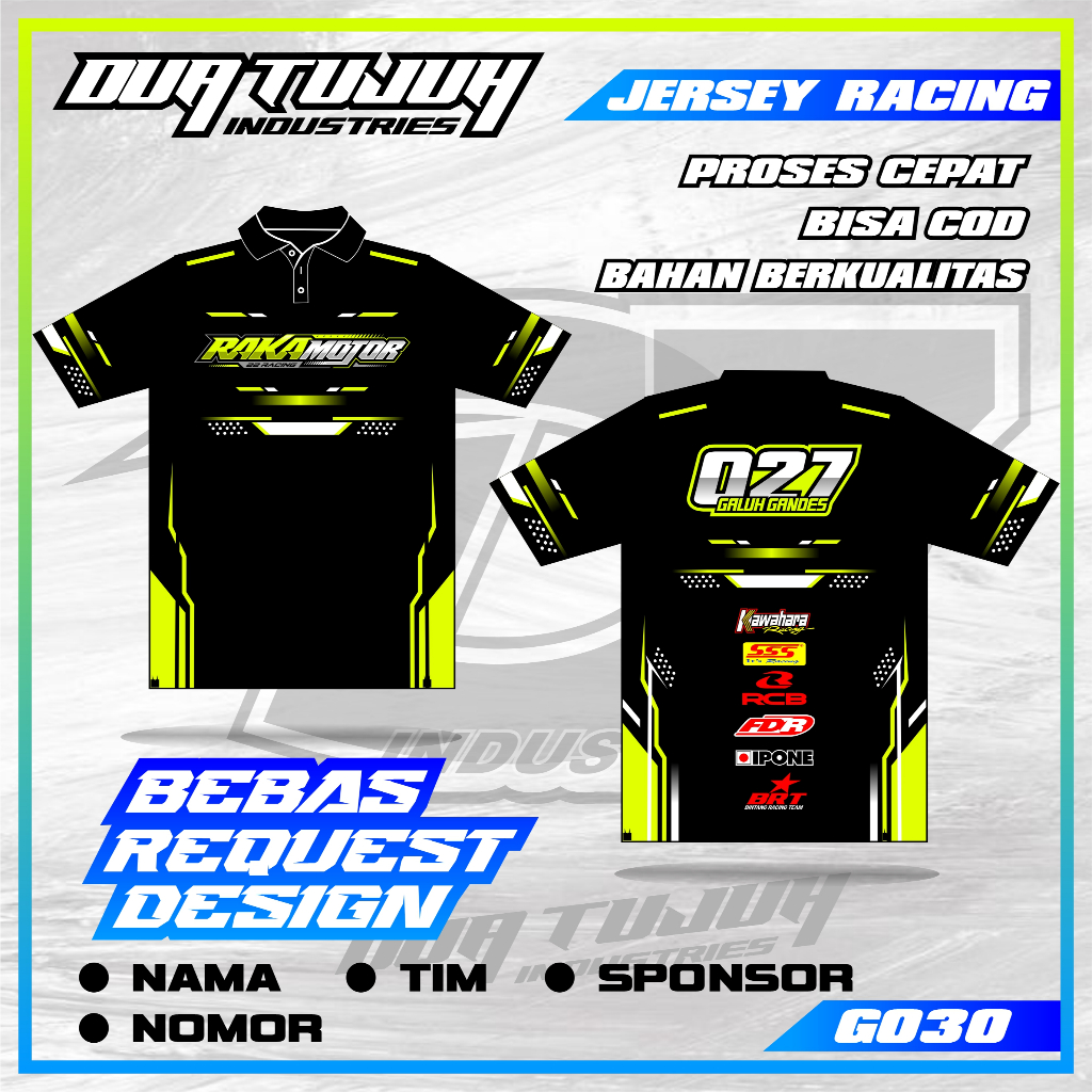 Jual JERSEY RACING kaos baju jersey racing custom full printing jersey ...