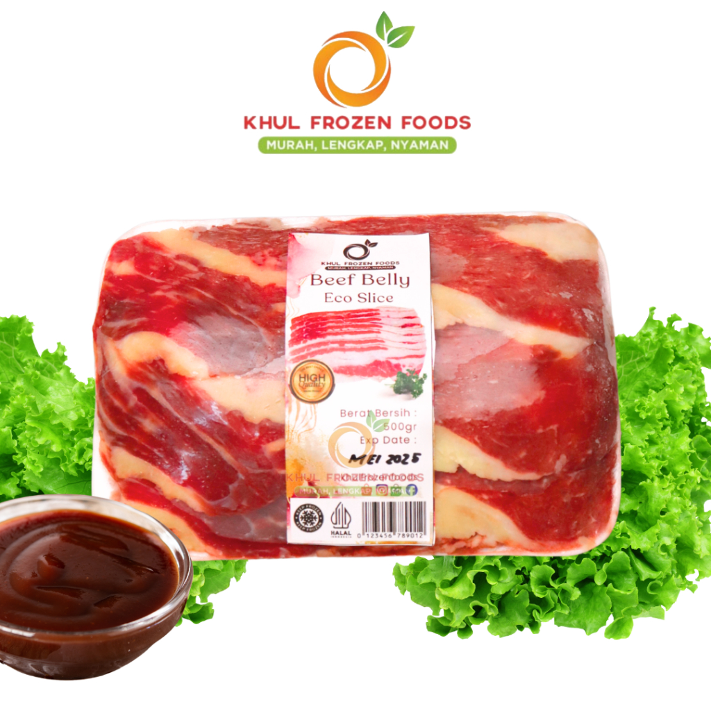 Jual Daging Belly Eco/Beef Rib Blade Slice 500gr/ Daging sapi Impor ...