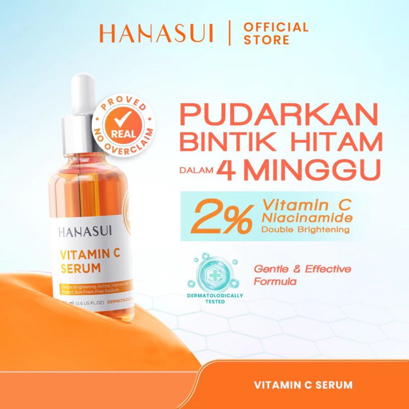Jual BERLICE BEAUTY Hanasui Serum Vitamin C - Mencerahkan & Pudarkan ...