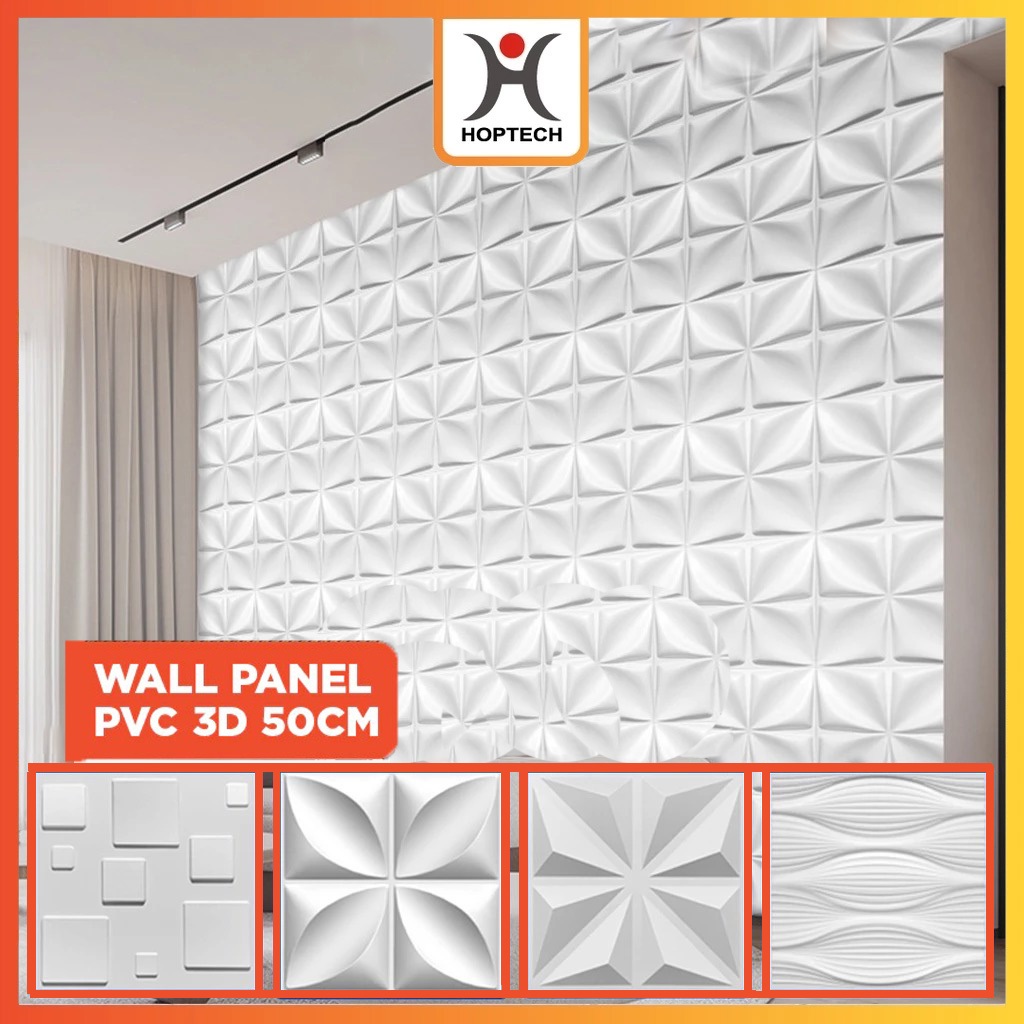 Jual Hoptech - WALL PANEL 3D PVC WALLPANEL WALLPAPER DINDING / WALL ...