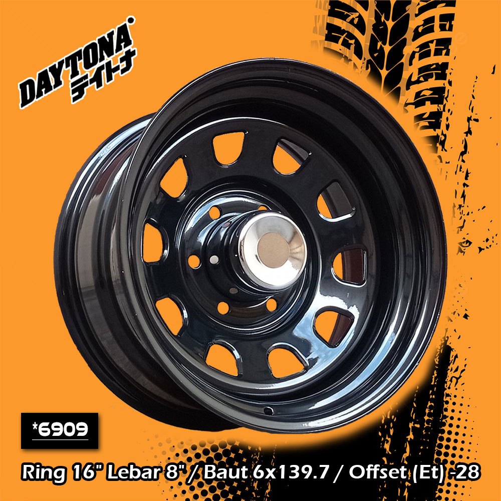 Jual Velg Besi DAYTONA Offroad R16 Ring 16 Lubang 6x139.7 (6909 ...