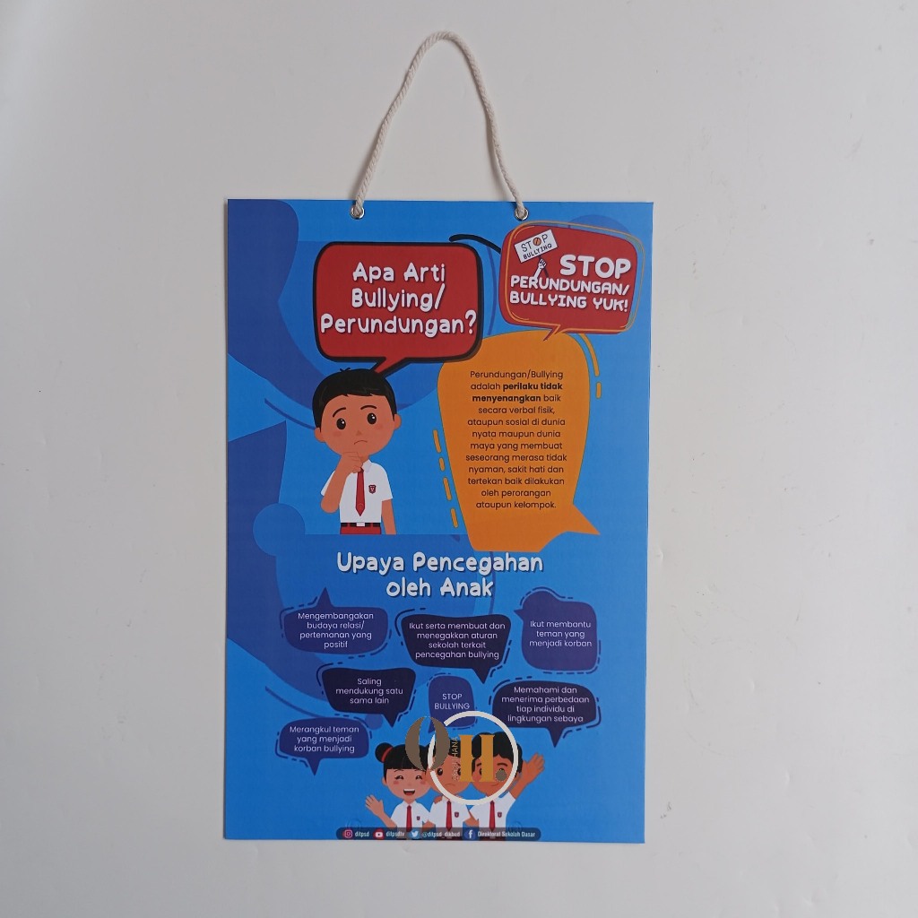Jual Hard Poster Apa Itu Bullying - Stop Perundungan Anak - Edukasi ...