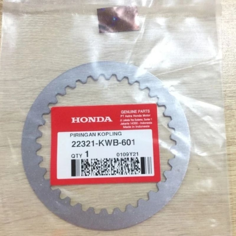 Jual 22321-KWB-601 PLATE CLUTCH Besi plat gesek kampas kopling Blade 100 karburator KWB ori ...