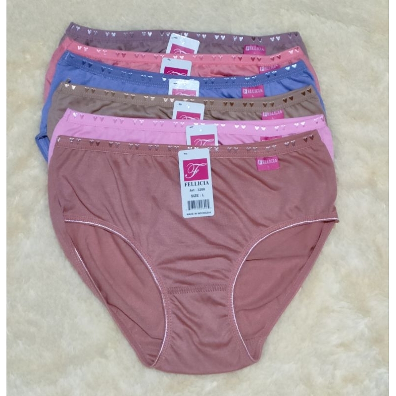 Jual 6 Pcs Celana Dalam Perempuan Cd Wanita Dewasa Remaja 3200 | Shopee Indonesia