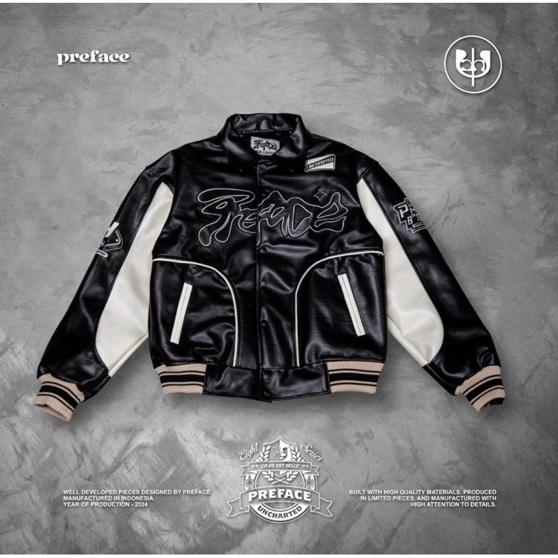 Jual JACKET PREFACE VARSITY UNCHARTED | Shopee Indonesia