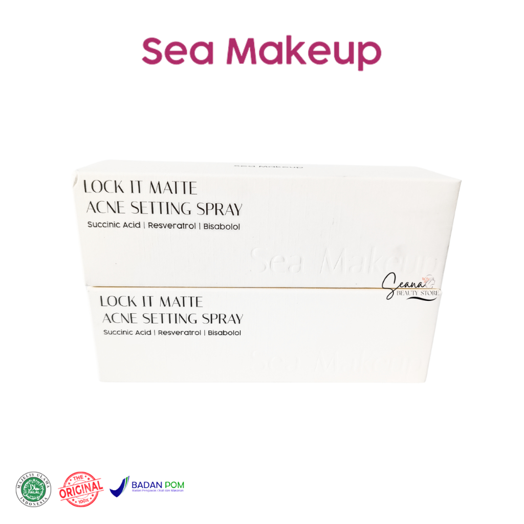 Jual Sea Makeup Lock It Matte Acne Setting Spray | Shopee Indonesia