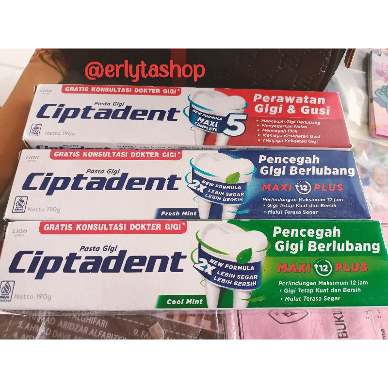 Jual pasta gigi Ciptadent 190 gram | Shopee Indonesia