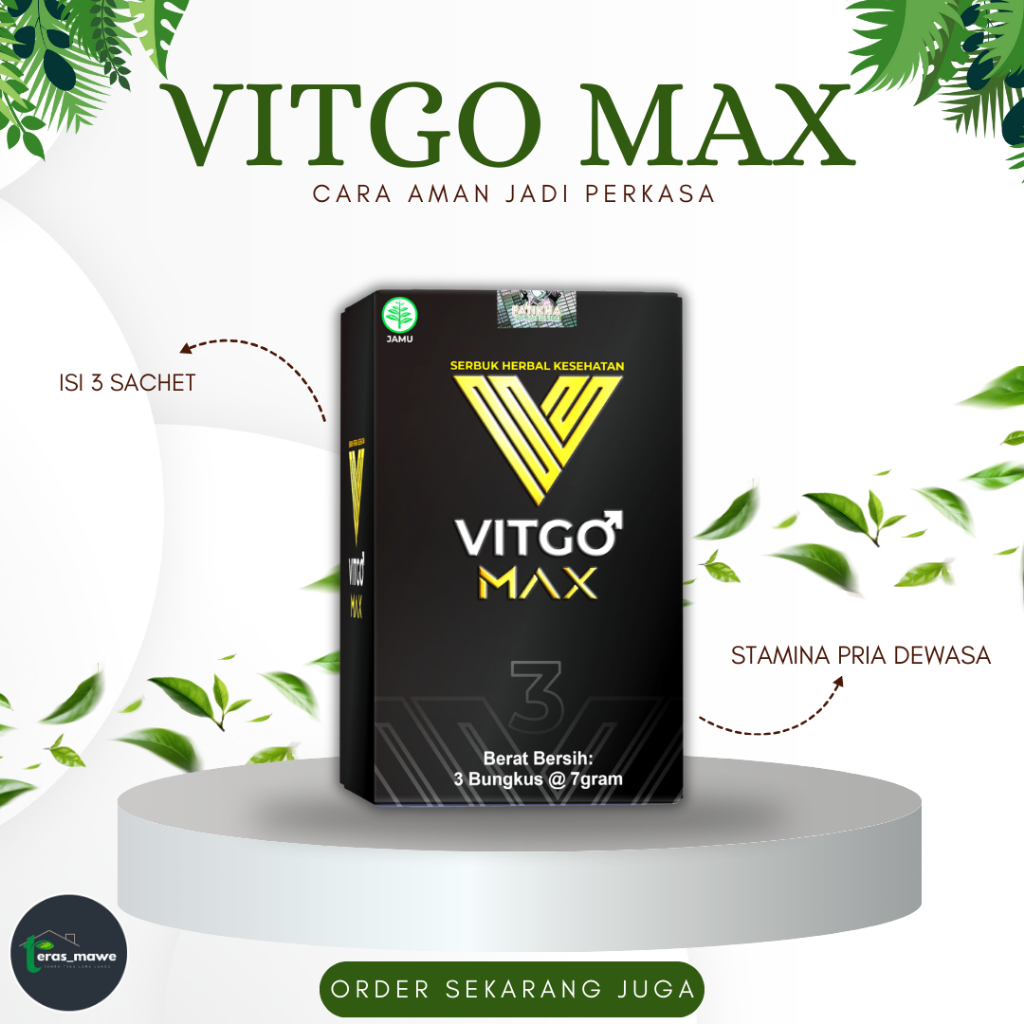 Jual VITGO MAX + VITGO MAX ASLI + VITGO MAX ASLI BPOM 100 % STAMINA ...