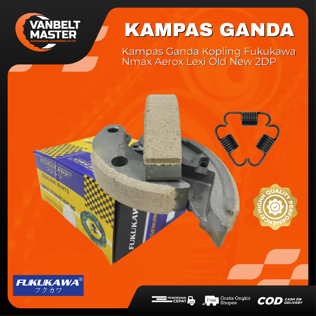 Jual Fukukawa Kampas Ganda Kopling Yamaha Nmax Aerox Lexi Mio M3 Fino ...