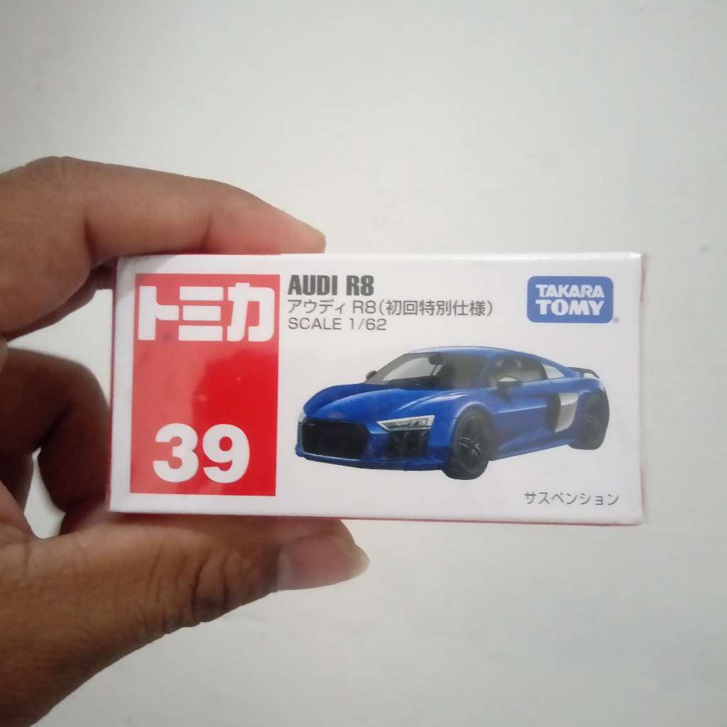 Jual Tomica Reguler No 39 Audi R8 biru Takara Tomy Diecast mobil | Shopee Indonesia