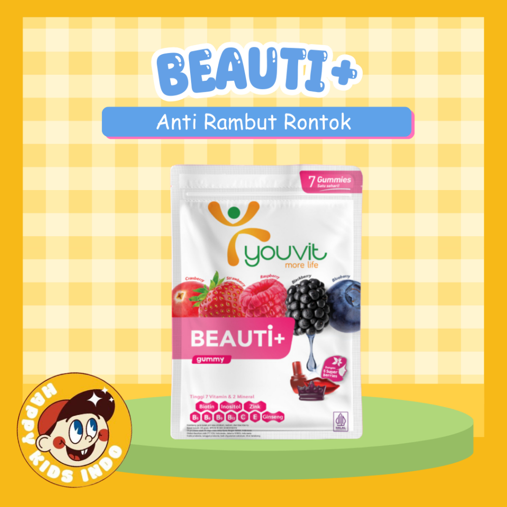 Jual YOUVIT BEAUTY+ 7 Gummy - Multivitamin Kecantikan Sachet / Suplemen ...