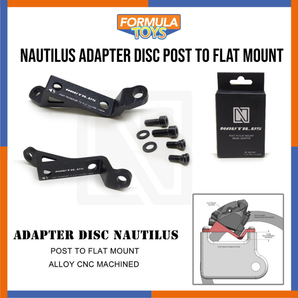 Jual ADAPTER POST TO FLAT NAUTILUS ADAPTER DISC POST TO FLAT MOUNT ...