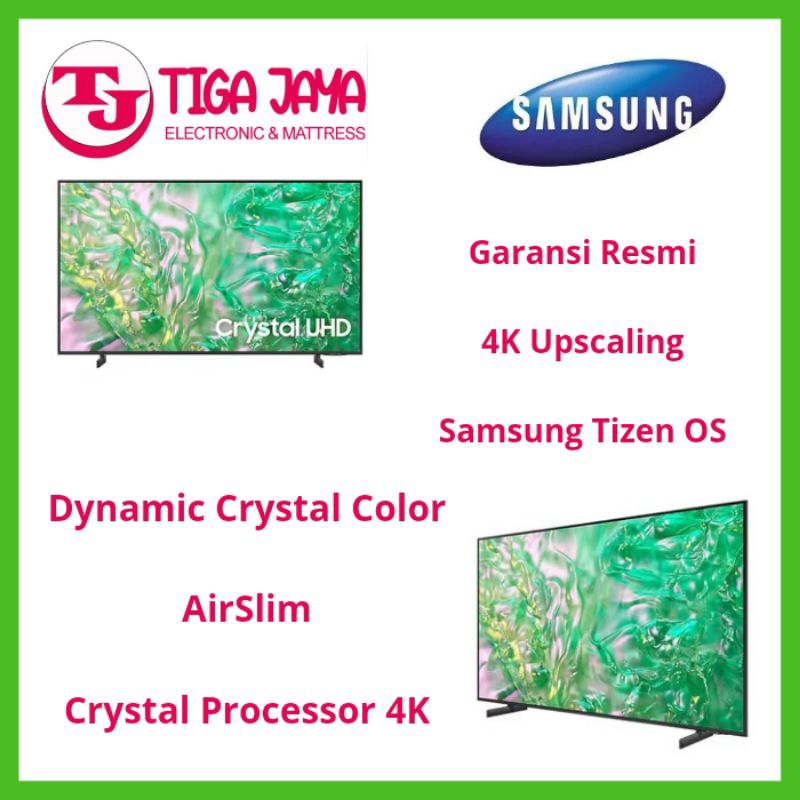 Jual SAMSUNG 65DU8000 LED TV 65 INCH 4K UHD CRYSTAL SMART TV SAMSUNG 65 DU8000 65DU8000KXXD ...