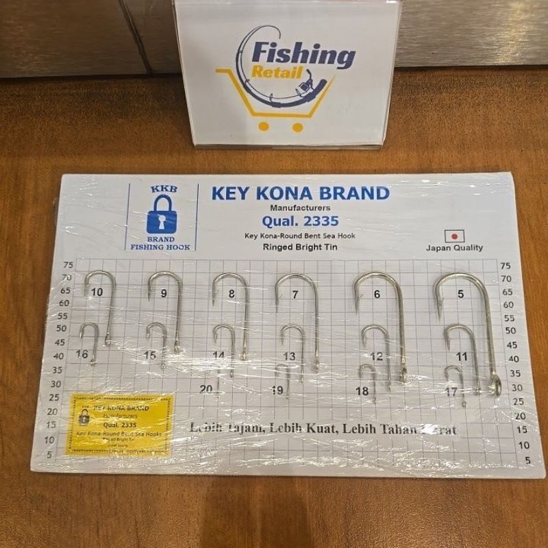 Jual Kail Key Kona Brand Qual. 2335 Untuk Dasaran / Live Bait Size 9 ...
