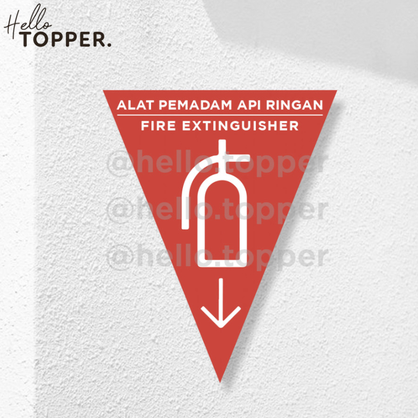 Jual Sign Board Akrilik UV Print APAR Fire Hydrant Petunjuk Acrylic ...