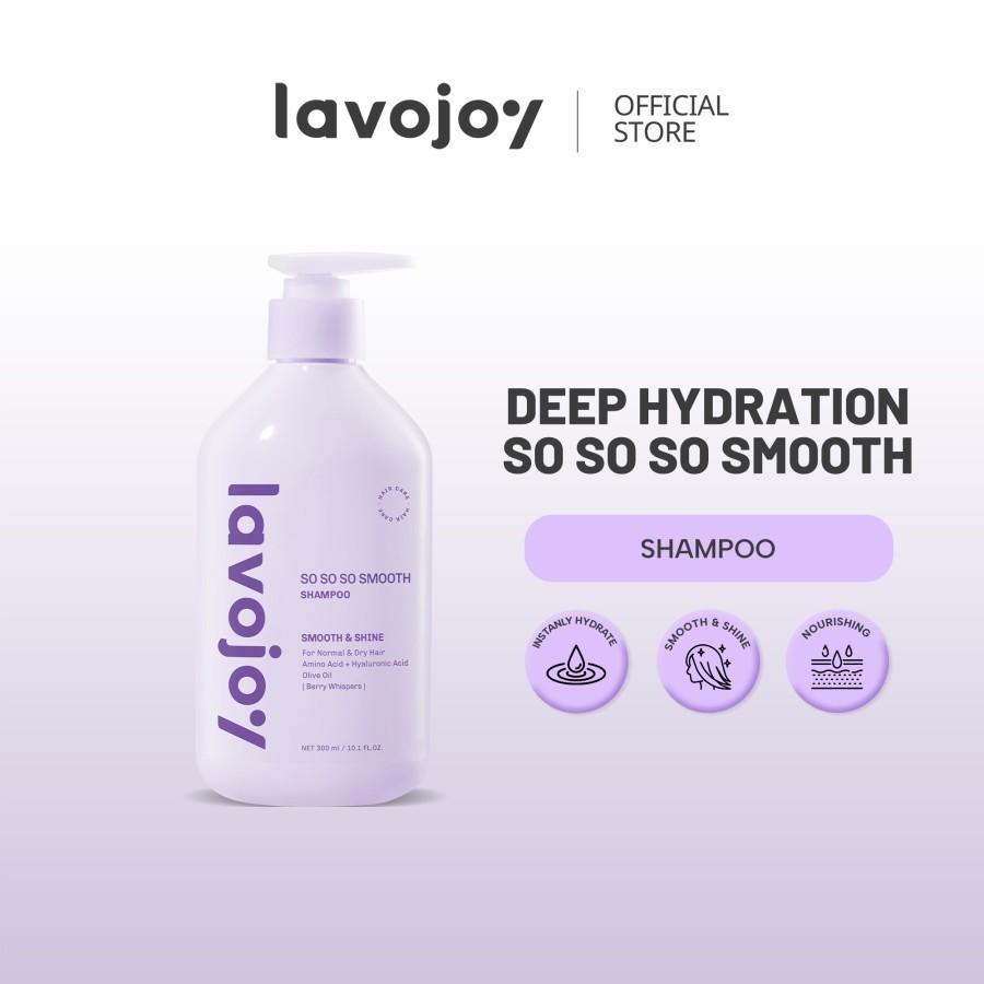 Jual Lavojoy So So So Smooth Shampoo 300ml - Smooth & Shine | Shopee ...
