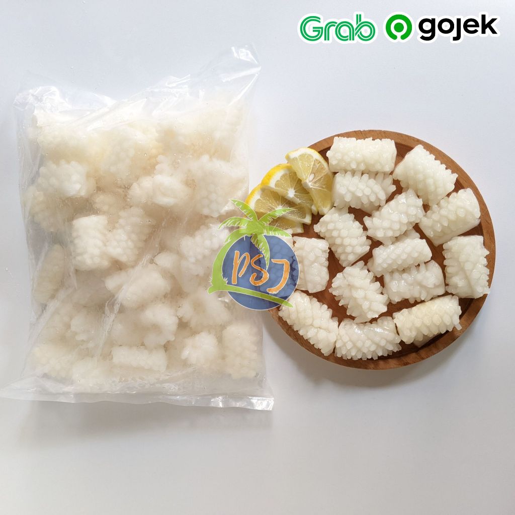 Jual CUMI SQUID RING FLOWER TUBE FROZEN FRESH SEGAR BEKU SEAFOOD IKAN ...