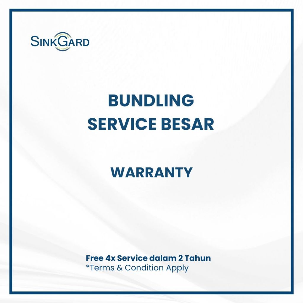 Jual Paket Bundling Service Besar SinkGard 2 Tahun (Warranty) | Shopee Indonesia