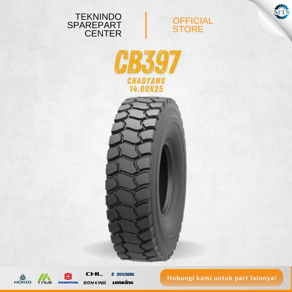 Jual Ban Dump Truck / DT Set Tipe CB397 Uk. 14.00R25 Chaoyang | E-3 RIM ...