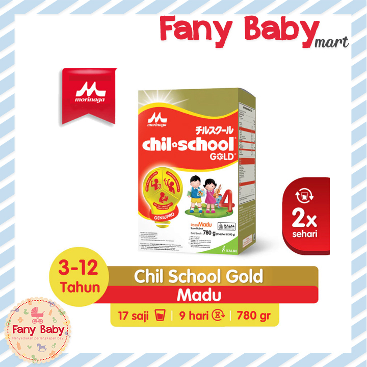 Jual MORINAGA CHILSCHOOL GOLD/REGULER 3-12 TAHUN 780GR | Shopee Indonesia
