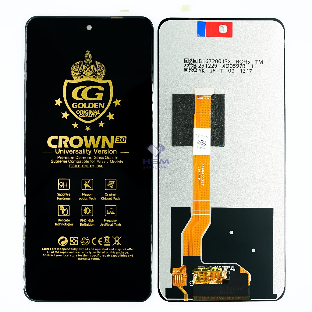 Jual LCD REALME C55/A98 5G/RMX3710 FULLSET TOUCHSCREEN ORI OEM | Shopee ...