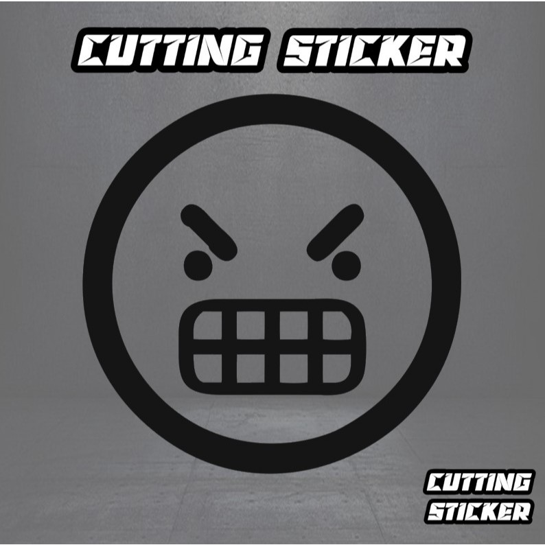 Jual Stiker Emoticon Marah Greget | Shopee Indonesia