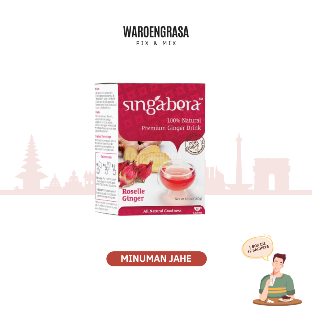 Jual Singabera Premium Ginger Drink - Minuman Sari Jahe - Jahe Rosela ...