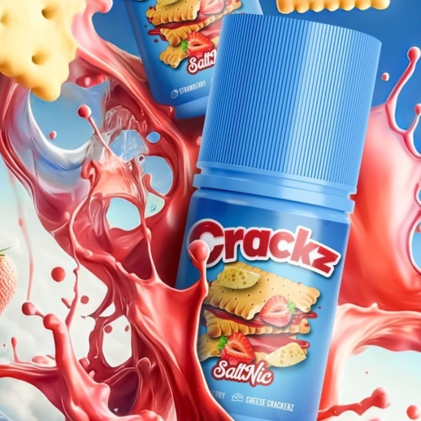 Jual LIQUID 30ML CRACKZ V1 STRAWBERRY CHEESE CRACKERZ | Shopee Indonesia