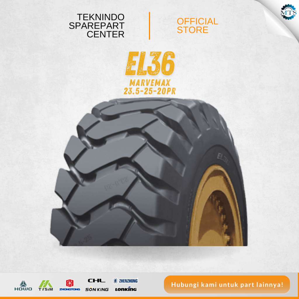Jual Ban Loader Set Tipe EL36 Uk. 23.5-25-20PR Marvemax | E-3 / L-3 RIM ...