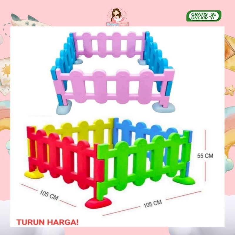Jual Pagar mainan playground anak / mainan playground anak | Shopee ...