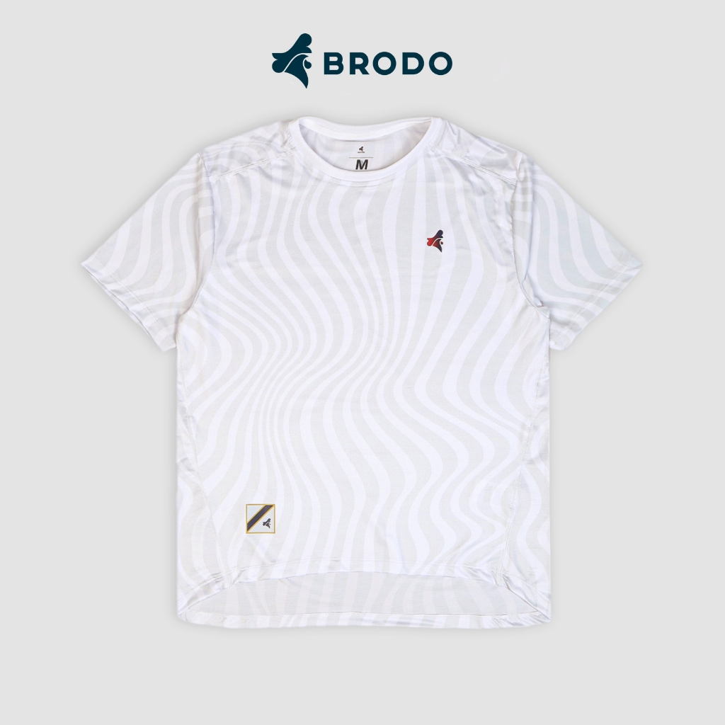 Jual BRODO - Wavy JRF Performance Jersey Running White | Shopee Indonesia
