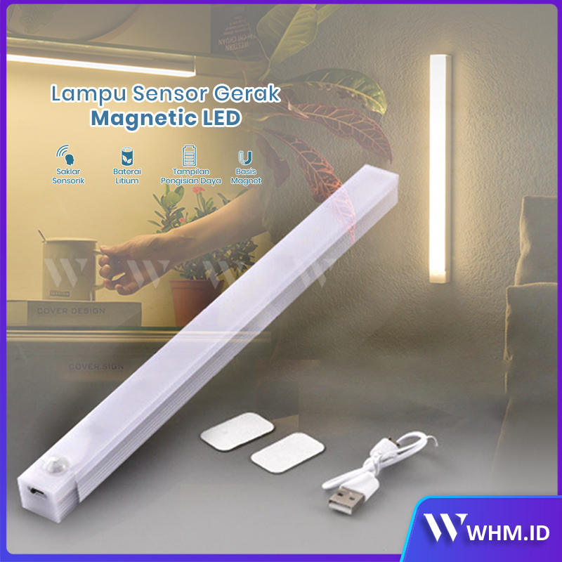 Jual Lampu Stick Panjang LED Sensor Gerak Magnetic Motion Sensor Lampu ...