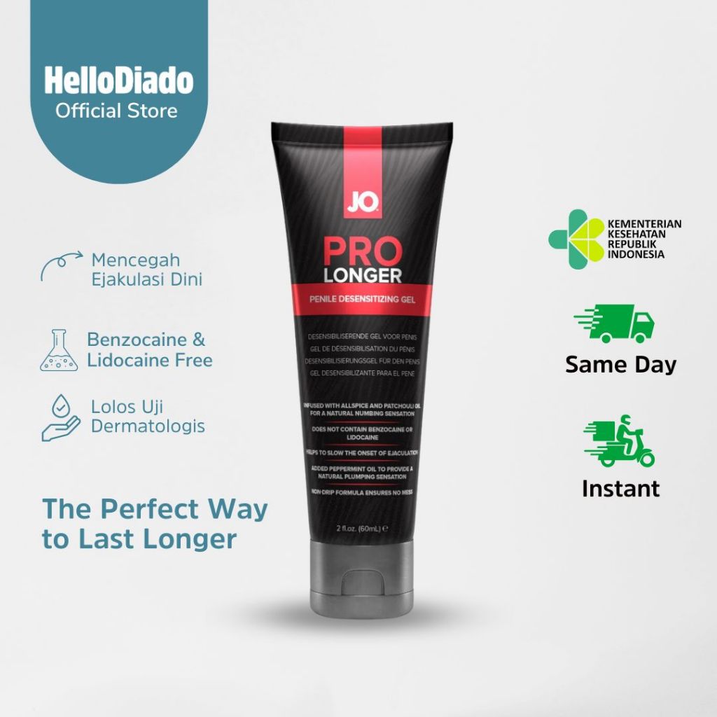 Jual HelloDiado - System Jo Pro Longer For Him Gel - Mencegah ED ...