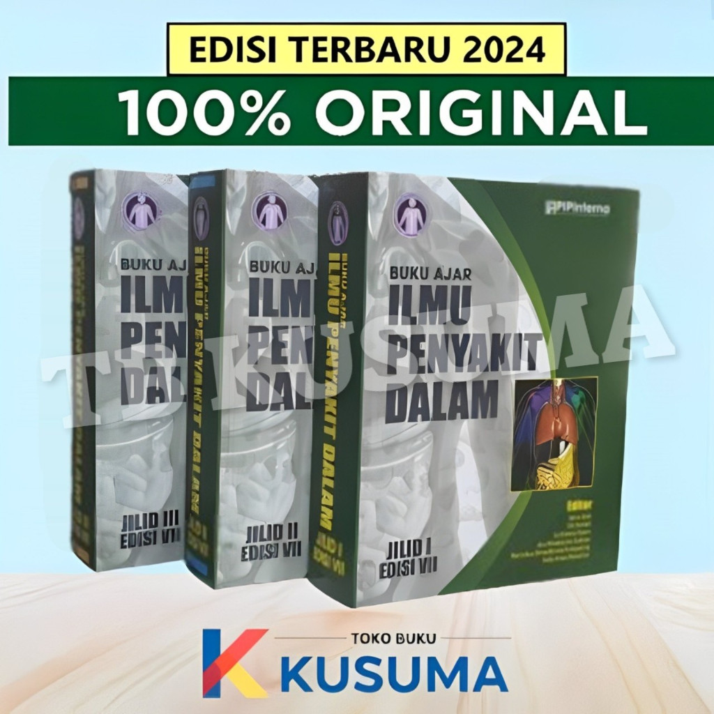Jual BUKU AJAR ILMU PENYAKIT DALAM EDISI VII 2024 (3 JILID SET) EDISI 7 ...