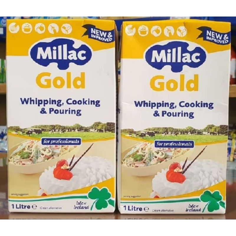 Jual Millac Gold/ Roselle Whipping Cream 1L ED 2026 | Shopee Indonesia