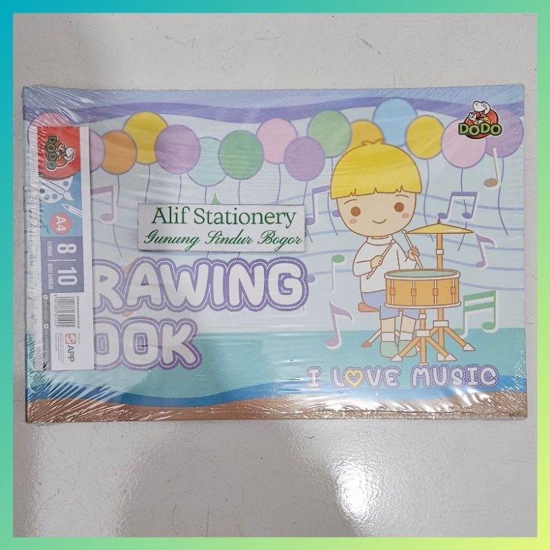 Jual Buku Gambar Drawing Book Ukuran A4 Dodo (isi 10 buku) Random ...