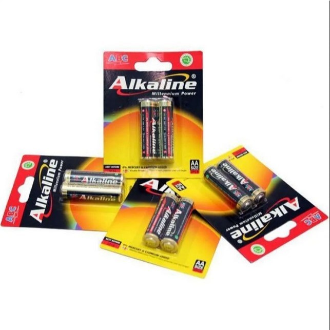 Jual Baterai Alkaline ABC AA/A2 Isi 2 Pcs (Set) | Shopee Indonesia