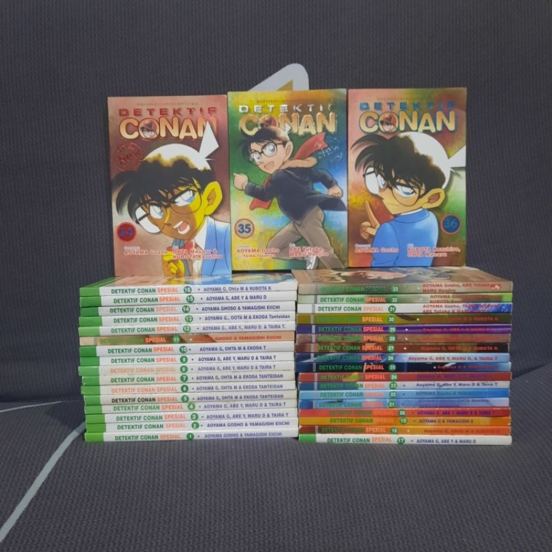 Jual Paket Buku Komik Detektif Conan Spesial Vol 1-36 Set Lengkap Cek Variasi Deskripsi | Shopee ...