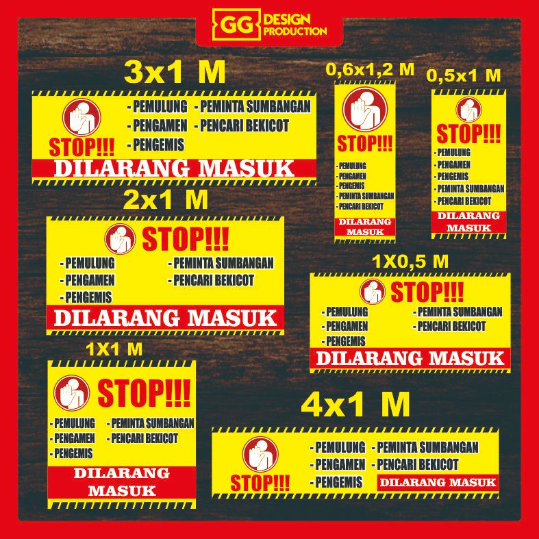 Jual cetak Banner mmt spanduk baliho Stop / dilarang masuk termurah ... Jual cetak Banner mmt spanduk baliho Stop / dilarang masuk termurah ...
