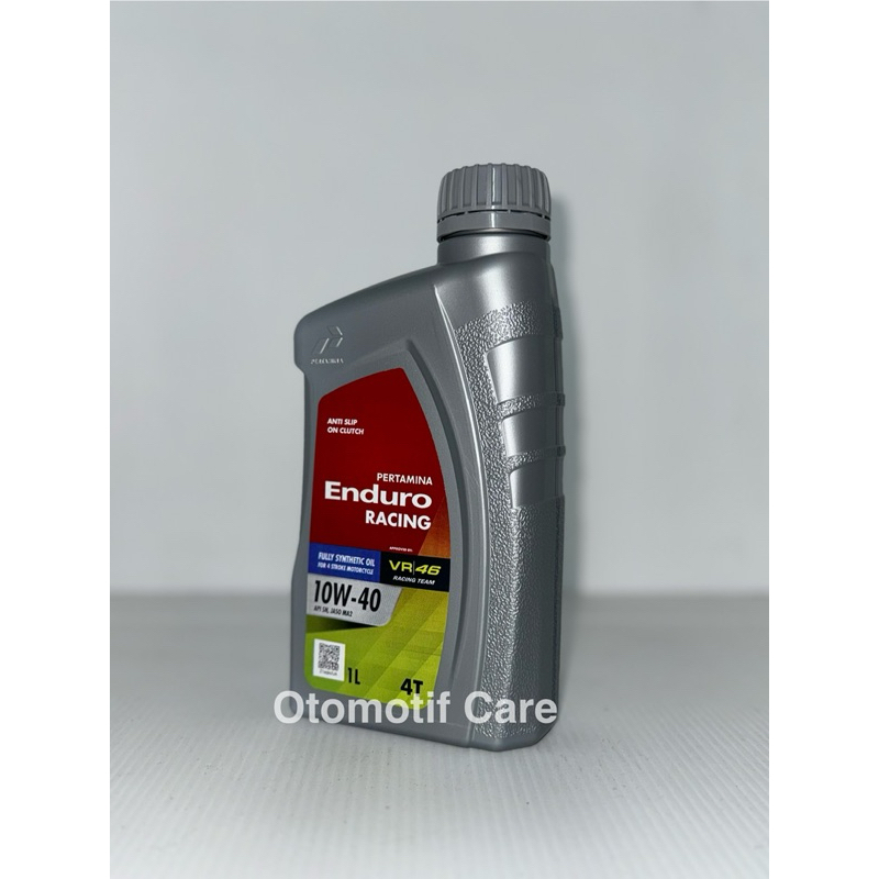 Jual OLI PERTAMINA ENDURO RACING 4T 10W-40 SYNTHETIC OIL 1 LITER | Shopee Indonesia