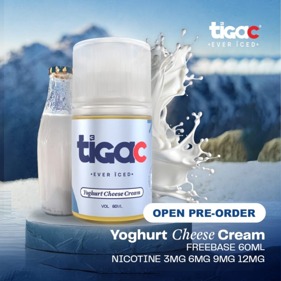 Jual TIGAC YOGHURT CHEESE CREAM FREEBASE 60ML BY TIGAC E-LIQUID ...