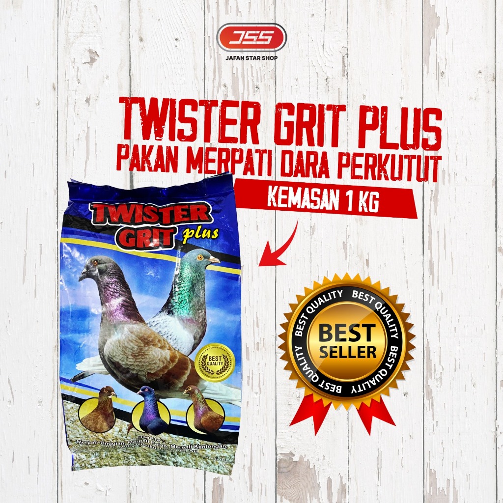 Jual Twister Grit Plus Pakan Burung Merpati Perkutut Derkuku 1 kg ...