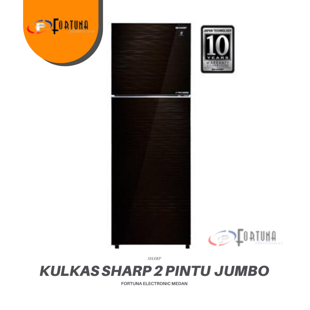 Jual KULKAS 2 PINTU SHARP 338 LITER SJ-426SI-GK- MEDAN UNIT ONLY ...