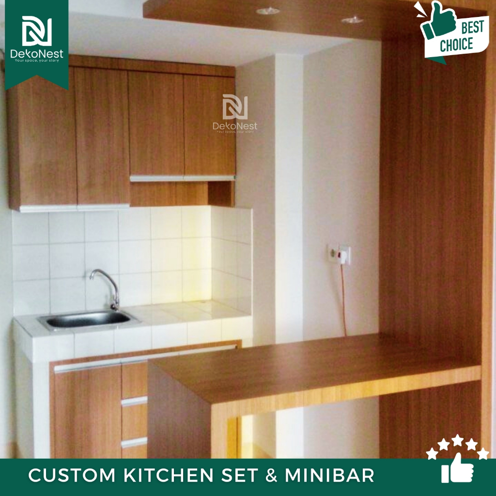 Jual Dekonest Kitchen Set dan Minibar Custom Minimalis Modern untuk ...
