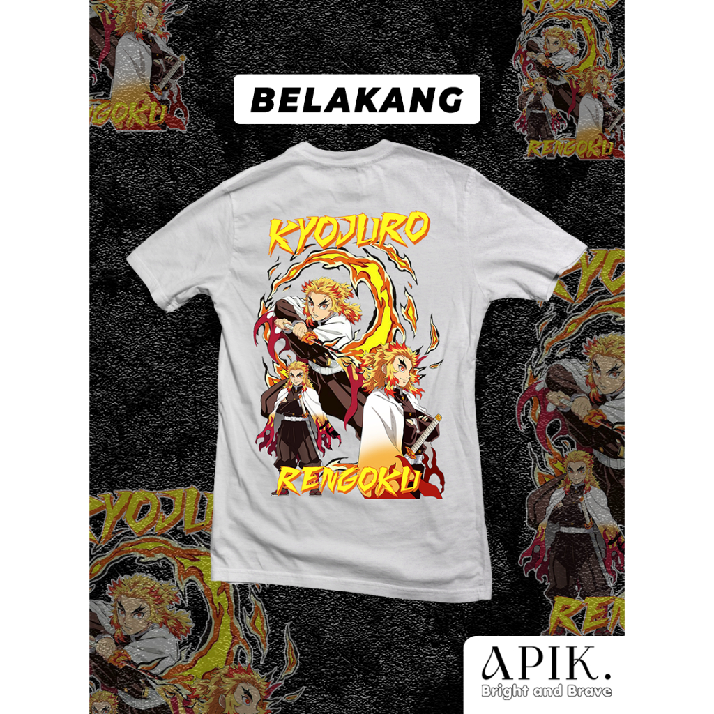 Jual BAJU CUSTOM (KYOJURO RENGOKU) COTTON COMBED 24s | Shopee Indonesia