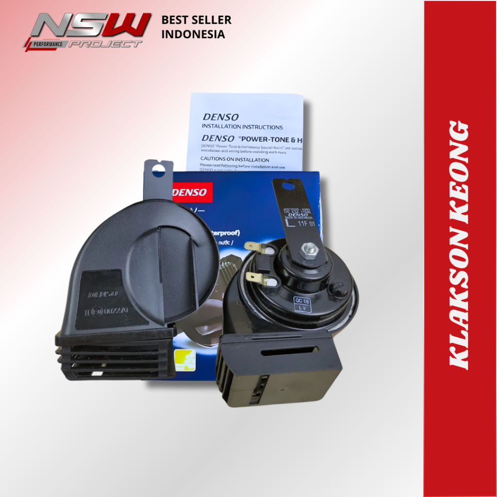 Jual KLAKSON DENSO KEONG WATERPROOF ORIGINAL DENSO UNIVERSAL MOTOR ...