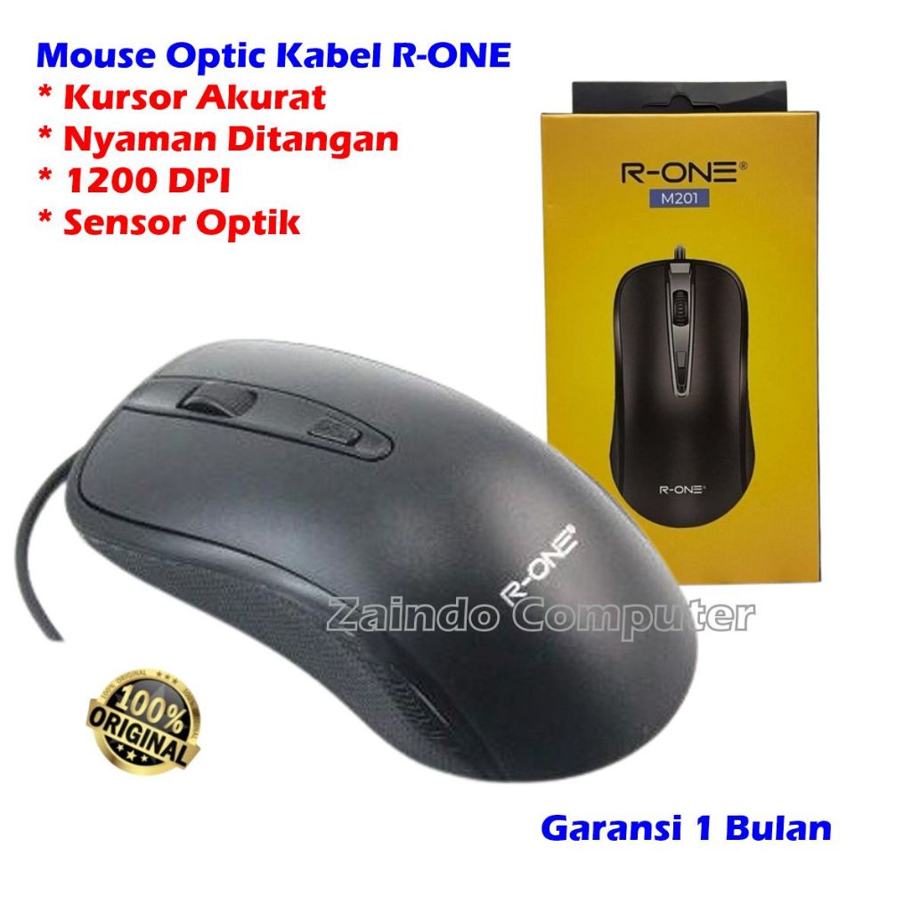 Jual MOUSE USB KABEL R-ONE M201 MOUSE KABEL R-ONE M201 MOUSE OPTIK ...