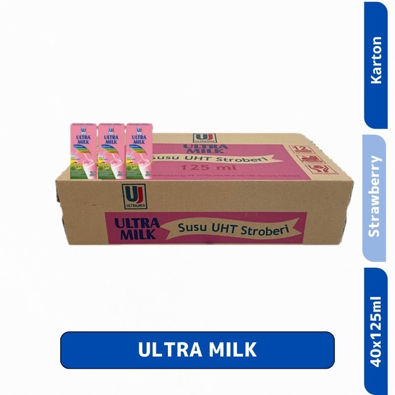 Jual ULTRA MILK | ULTRA Mimi Kids Susu UHT 40 x 125 ml | karton ...