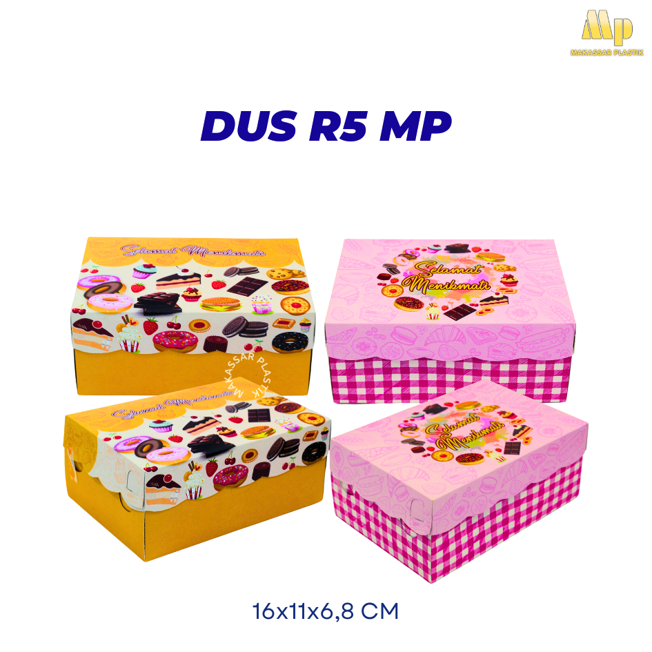 Jual DUS R5 MP 11x16 CM / DUS KUE / BOX KUE @100 PCS | Shopee Indonesia